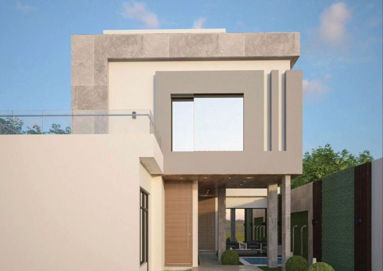 Modern villa with a luxurious touch | Architectural design and facades ...